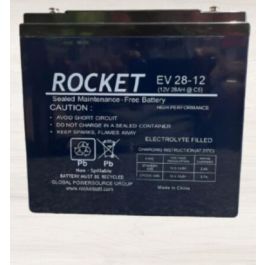 EnerRocket 12V 28Ah Sealed Lead Acid Battery | Wheelchair & UPS Backup